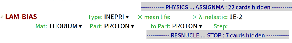 The factor in LAM-BIAS - Scoring - FLUKA User Forum