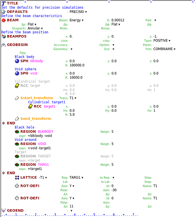 How to use LATTICE cards or lattic.f for large number of geometry copies - Geometry and ...