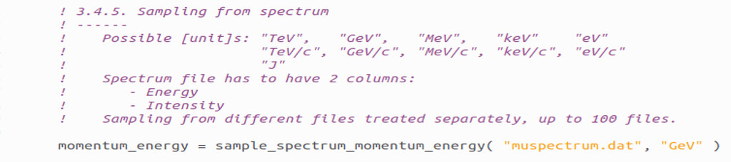 "source_newgen.f" defines the energy spectrum inputs - Source Definition - FLUKA User Forum