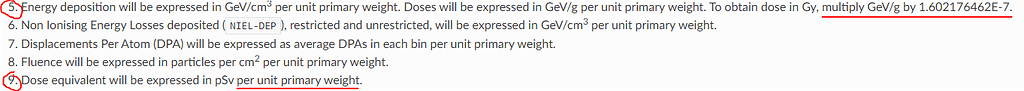 Viewing results and calculating (ambient) dose equivalent - Scoring - FLUKA User Forum