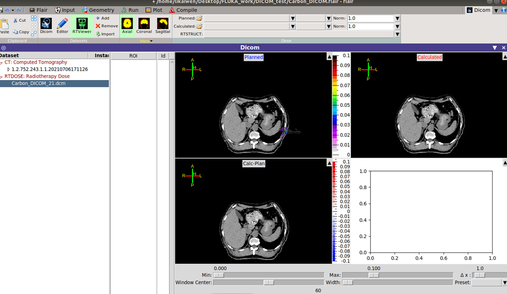 How to import a calculated dose distribution (binary file) in an RT plan? - Flair - FLUKA User Forum