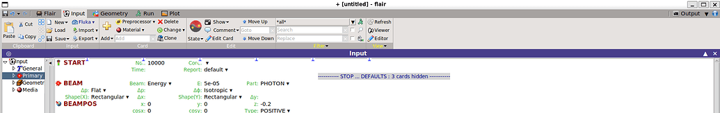 Beam card beampos card - Source Definition - FLUKA User Forum