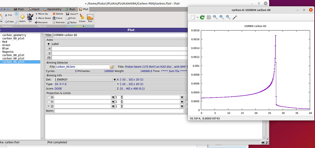 Carbon Pdd scoring - Scoring - FLUKA User Forum