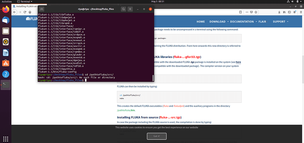 FLUKA install in ubuntu - Installation - FLUKA User Forum