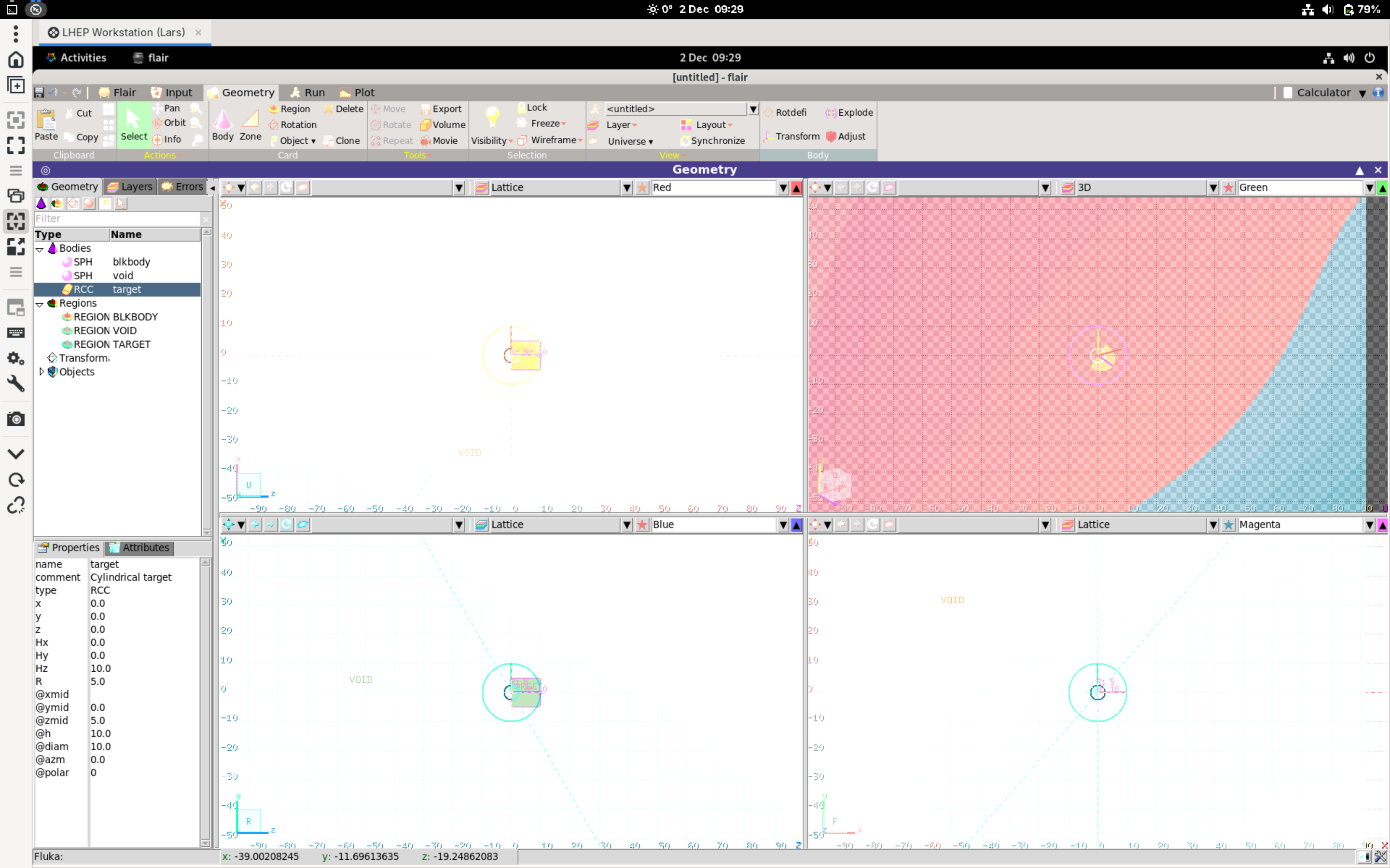 Flair: Graphical Bugs when on Remote Desktop via XRDP - Installation - FLUKA User Forum