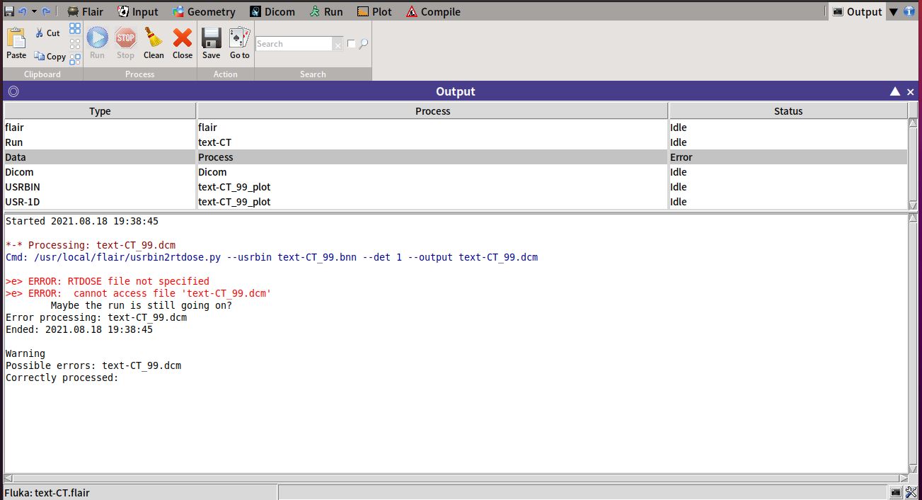 RTDOSE distribution on CT image - Flair - FLUKA User Forum